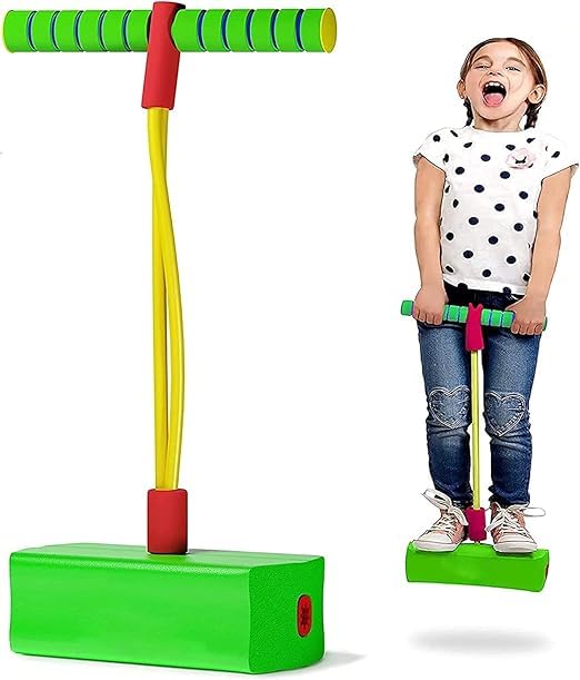 Pogo Stick Toys for Boys Girls, Foam Pogo Jumper for Kids Gifts Outdoor ...