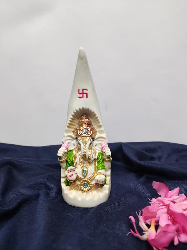 Buy PRATIMA Polyresin Mugut Ganesh Idol| Beautiful Ganpati Murti ...