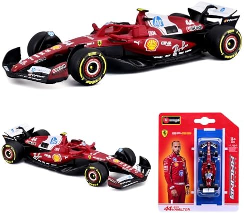 JODIYAAH 1:64 F1 Model for 2025 F1 SFR Ferrari SF-25 16# Charles ...