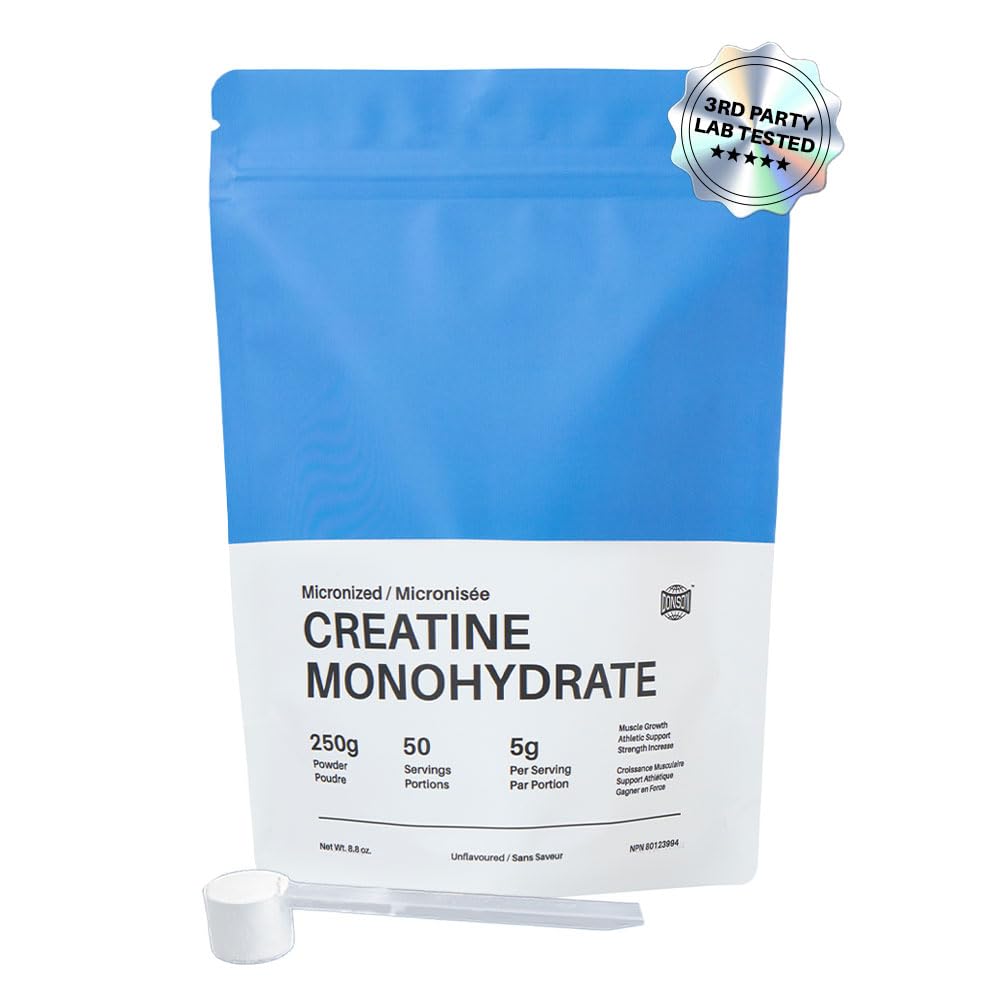Donson Creatine Monohydrate for Women and Men– 250g Creatine Powder ...