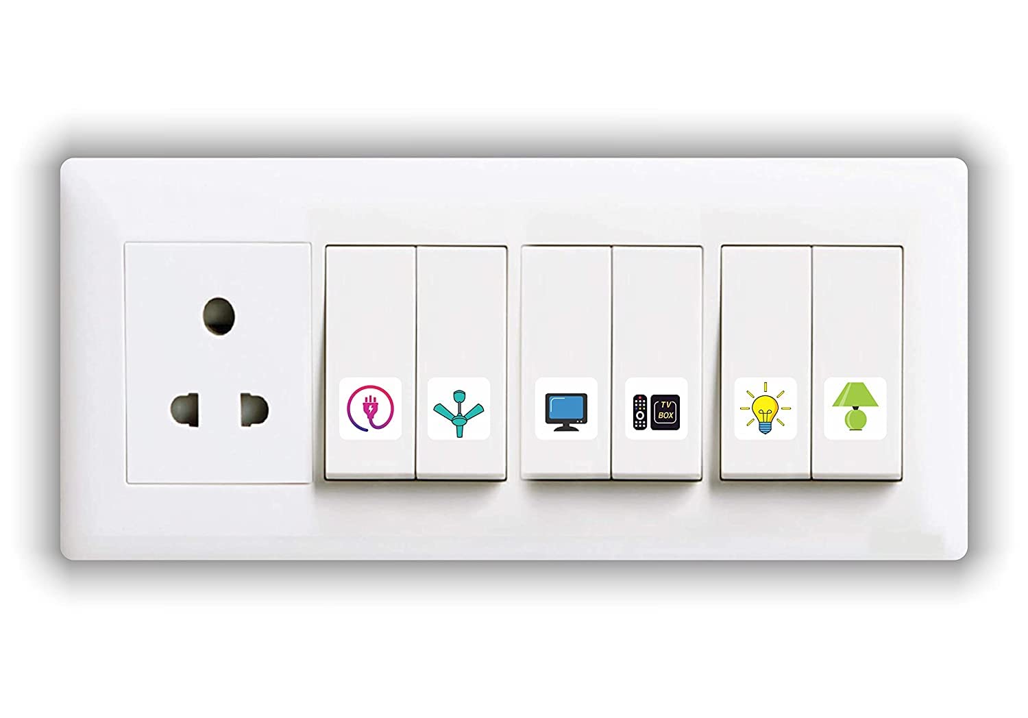 Kanuz Switch Id Label Sticker for Home Office Hospital Industry ...