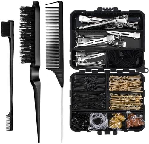 Amazon.com : 320 Pcs Bobby Pins U Hair Pins Set, Includes 200 Gold ...