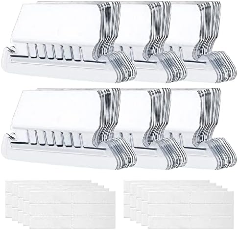 File Folder Tabs, 60Pcs Clear Plastic Hanging File Folders Labels with ...