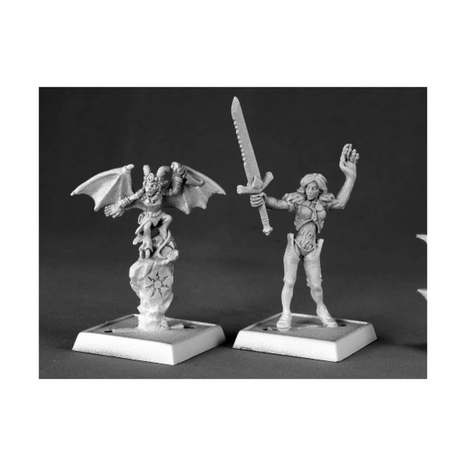 Snapklik.com : Nualia And Erylium Pathfinder Series Miniatures