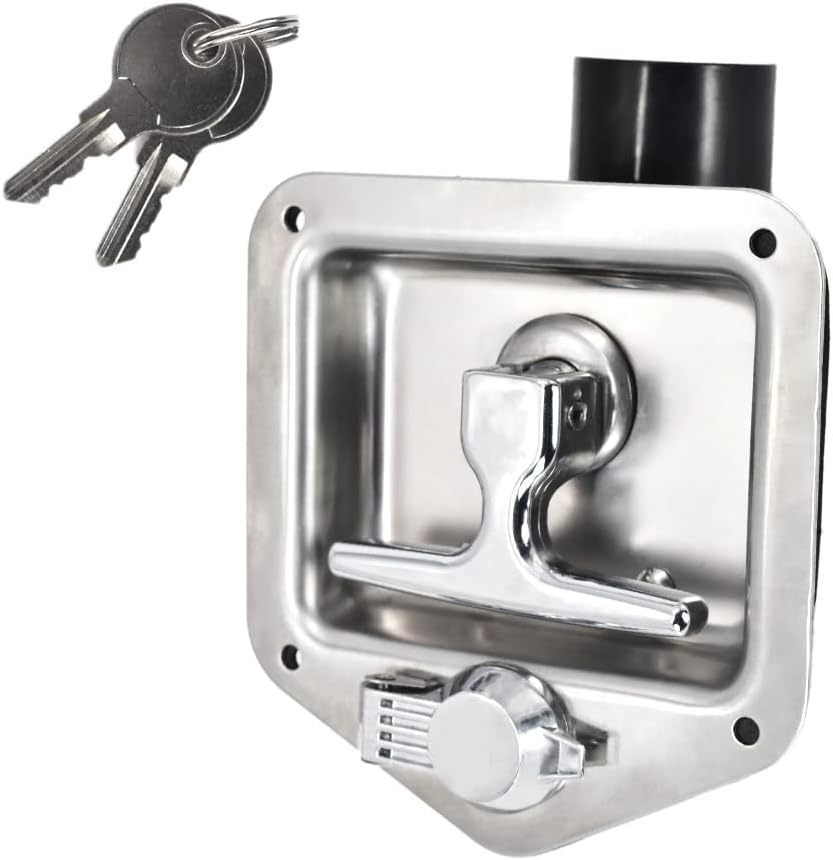 Amazon.com: QZATTCAEN Trailer Toolbox RV Handle Latch T Handle Cam ...