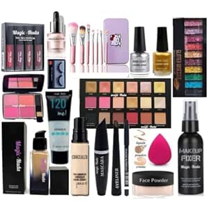 Magic Huda HD Professional Makeup Combo Kit For Women & Girls All ...