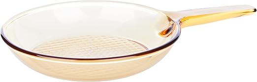 Amazon.com: VISIONS Cookware Glass Frying Pan 9" Skilllet Vss-9, Brown ...