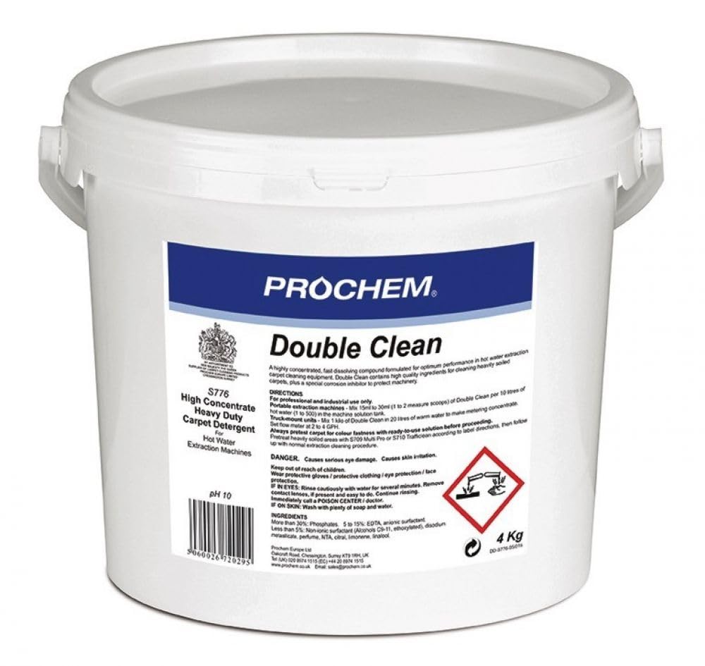 Prochem BM040-4 Double Clean, 4kg : Amazon.co.uk: Business, Industry ...