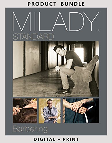 Milady Standard Barbering + Exam Review + Lms Integrated Mindtap Beauty ...