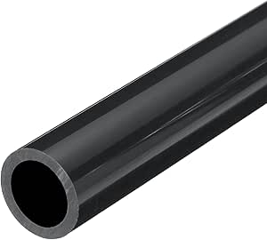 sourcing map PVC Rigid Tube Round Pipe Hardware Tubing 15.4mm(5/8 inch ...