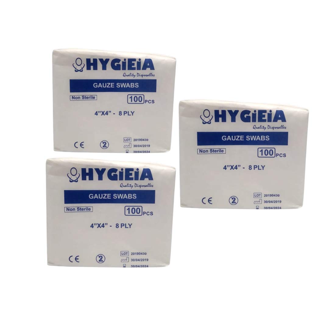 Buy Gauze Swab Non-sterile 4x4 8ply 100pcs per pack in bundle of 3 by ...