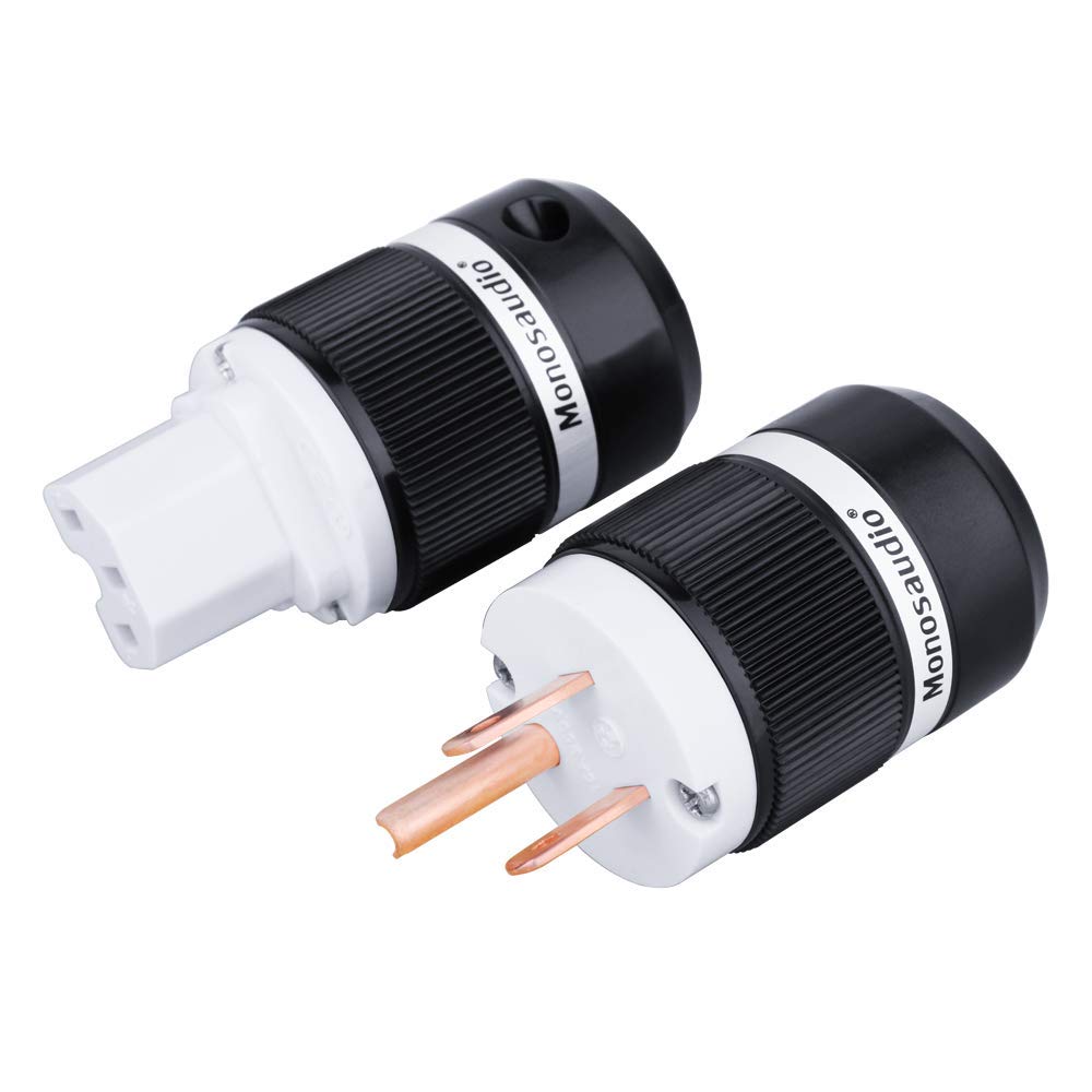 Buy Monosaudio HiFi Power Plug Pure Copper 15A/125V 10A/250V IEC C13 ...