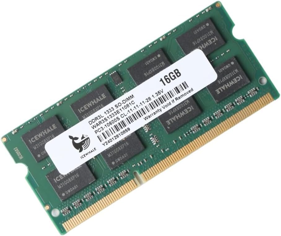 ZimaBlade 16GB RAM DDR3L 1333 MT/s PC3-10600S Non-ECC 204 Pin SODIMM ...