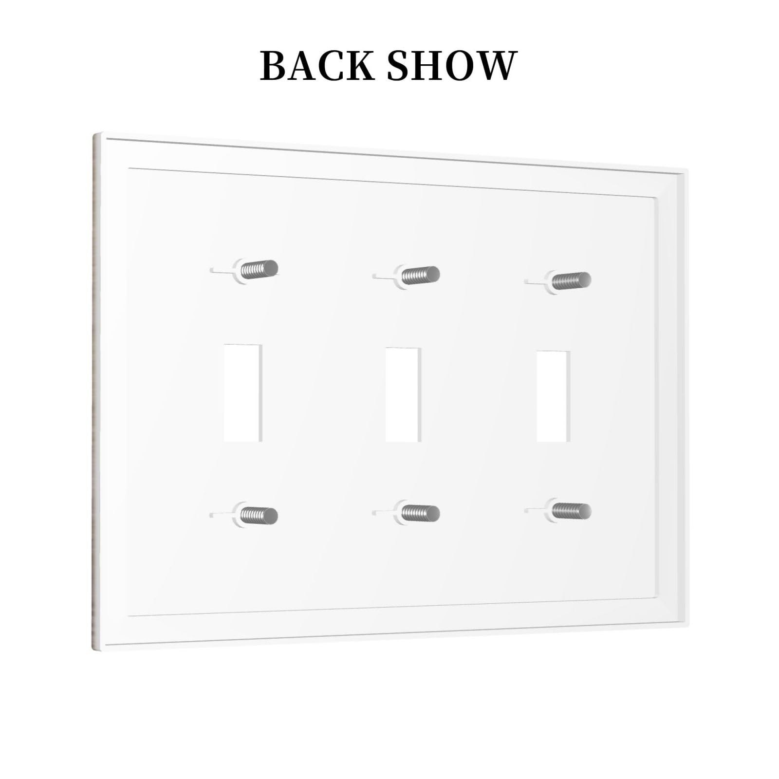 Snapklik.com : Light Switch Cover Vintage Blue Grey Wood Plank 3 Gang ...