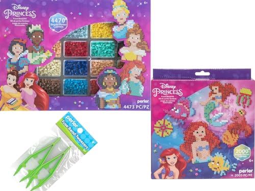 Amazon.com: Perler Disney Princess Fuse Bead Activity Kit, Princesses ...