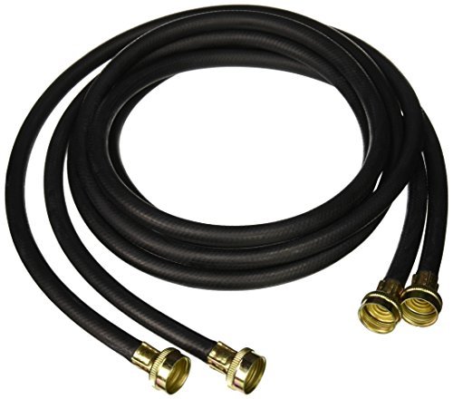 Certified Appliance X1109-8FF-TP Black Rubber Washing Machine Hose, 8 ...