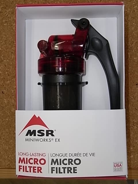 Amazon.co.jp: 便利 限定 日本正規MSR MINIWORKS EX ミニワークス EX 浄水器 防災 災害 地震 キャンプ ...