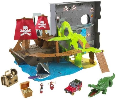 Amazon.com: Mattel Matchbox 360 Pop-Up Pirate Island : Toys & Games