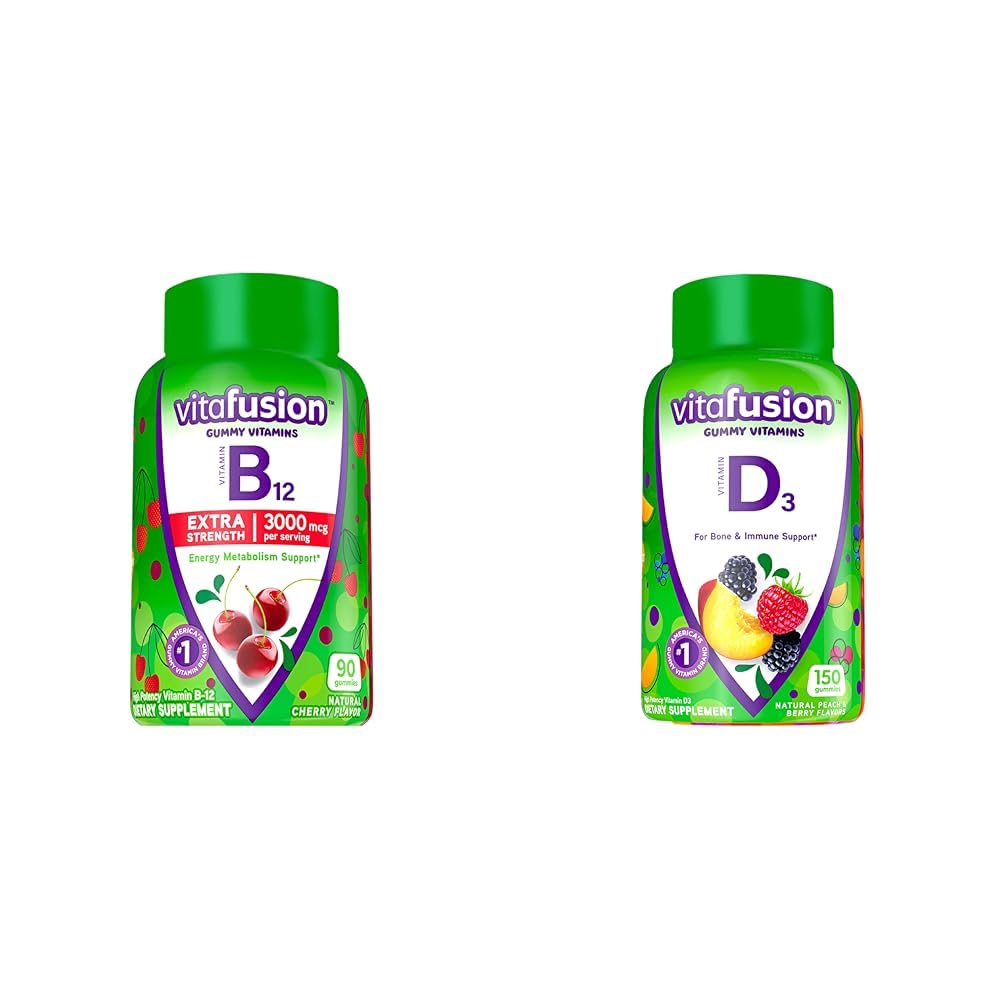 Amazon.com: Vitafusion Extra Strength Vitamin B12 Gummy Vitamins for ...