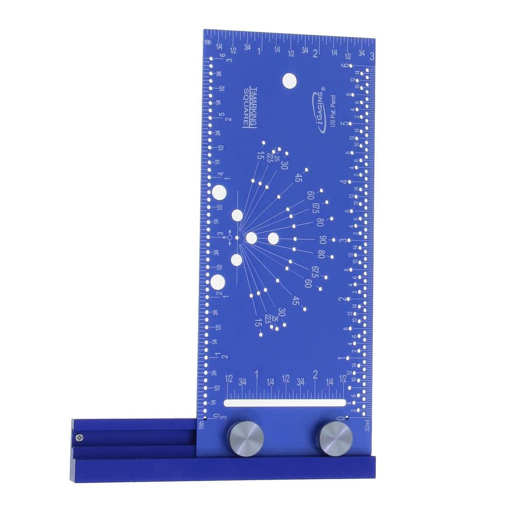 iGaging T-Marking Square Rule 6" Bevel Gauge Center Finder Set EZ ...