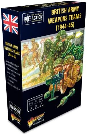 Amazon.com: Warlord Games British Army (1944-45) Weapons Teams - 28mm ...