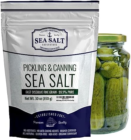 Amazon.com : Pickling and Canning Salt, Curing Salt for Natural ...
