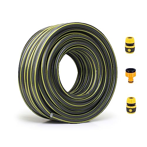 VReder 30M/98Ft Garden Hose Pipe, 1/2″ Anti-Kink 4 Layers Thicker ...