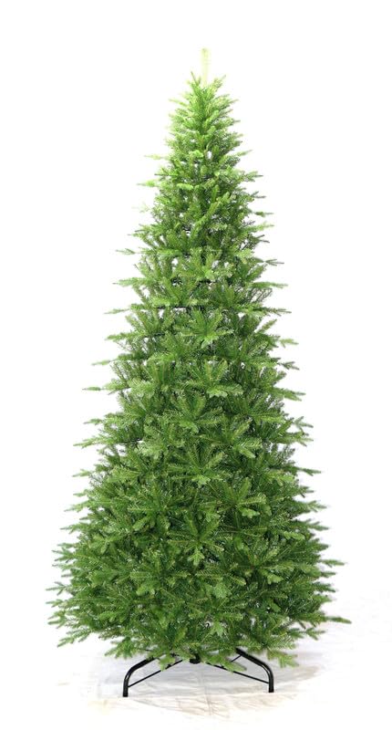 Amazon.com: KING OF CHRISTMAS 10ft Artificial Slim Christmas Tree Unlit ...