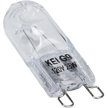 Amazon.com: G9 Halogen Light Bulb 25W for Whirlpool Microwave Oven ...