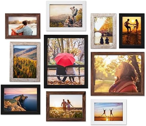 Amazon.com - Giftgarden 4 Colors Picture Frames for Multiple Sizes ...