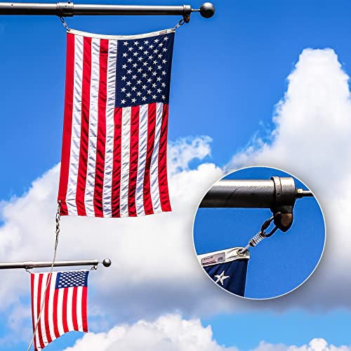 Snapklik.com : Moxweyeni Fishing Flag Clips Boat Flag Stainless Steel ...