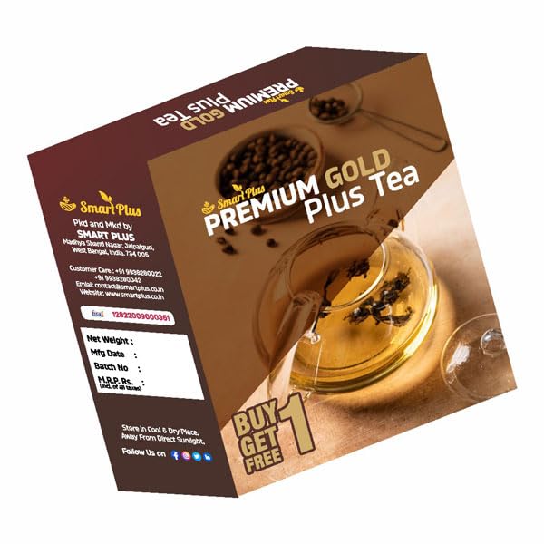Smart Plus Flavoured Tea Refreshing Flavour & Aroma Premium Gold Tea ...
