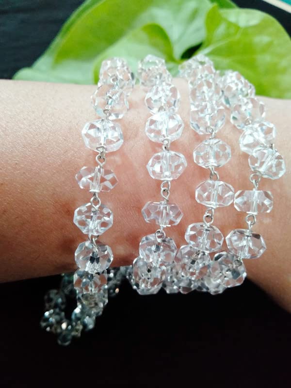 VDesign Natural Isfatik Mala Original Certified Natural Sphatik Mala ...