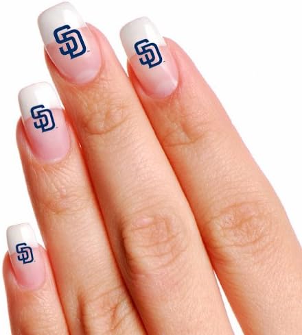 Amazon.com : San Diego Padres Official MLB 1" Fingernail Tattoo Set by ...