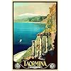 Amazon.com: MAGNET Taormina Italia 1920s Vintage Style Sicilian Travel ...