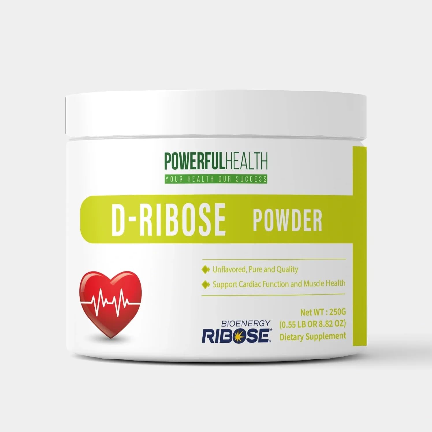 Amazon.com: Powerful Health D Ribose Powder 250 gm - Unflavored, Non ...