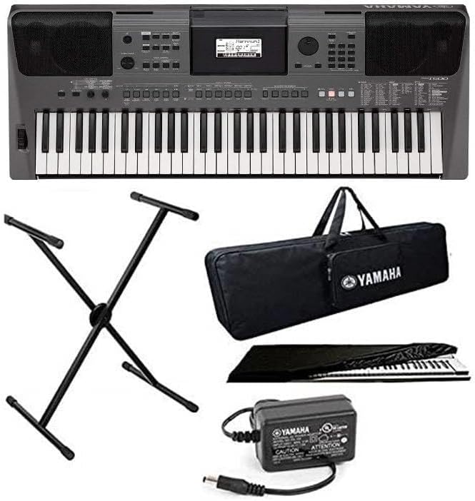 YAMAHA, 76-Key Touch-Sensitive Advanced Portable Keyboard with Power ...