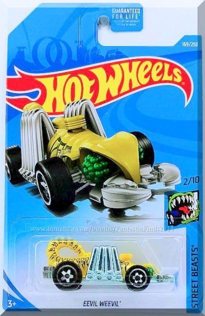Hot Wheels EEVIL Weevil 2/10 Street Beasts 169/250 (Multicolor, Pack of ...