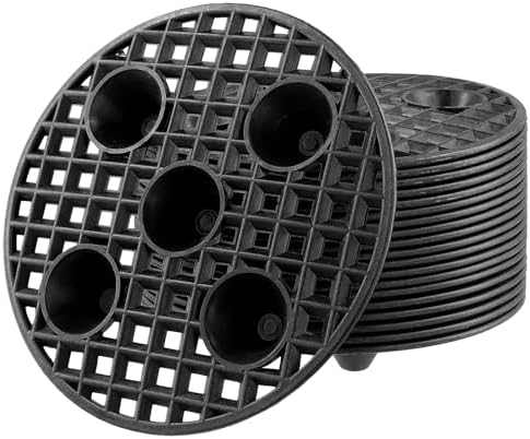 KOHAND 20 Pack 20 x 2.5 cm Plant Level Pot Elevator, Round Plant Flower ...