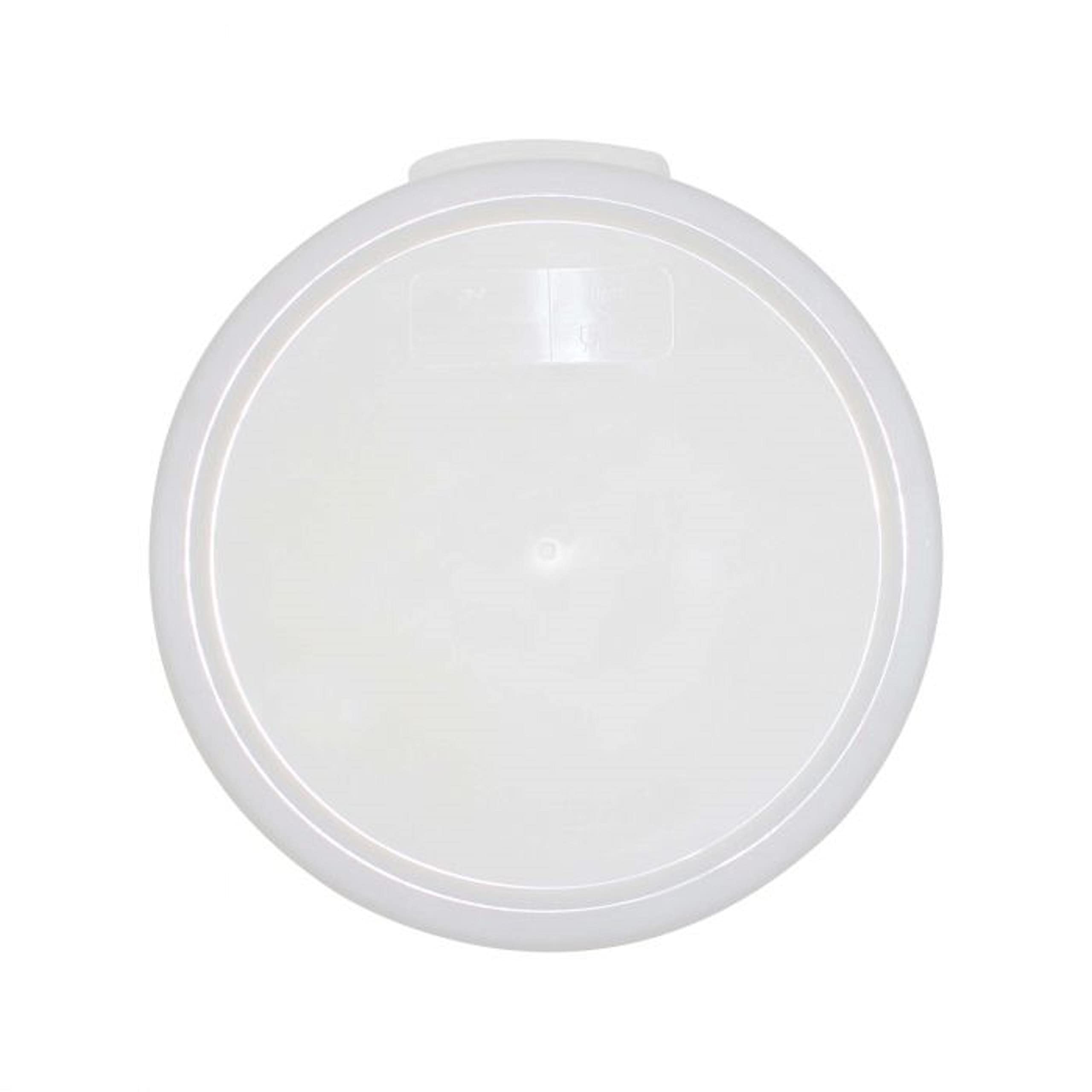 Snapklik.com : White Round Container Lid Fits 6 And 8 Qt. Round ...