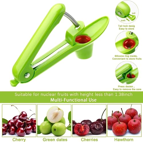 Snapklik.com : Cherry Pitter Tool, Heavy-Duty Stainless Steel Pitting ...