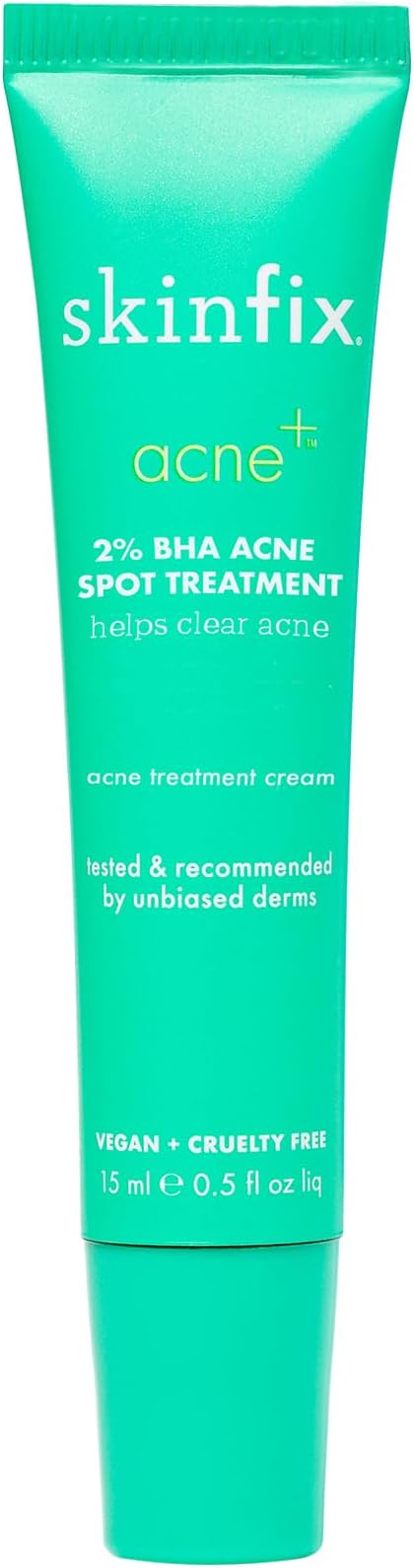 Amazon.com: Skinfix Acne+ 2% BHA Acne Spot Treatment: Clinical-Strength ...