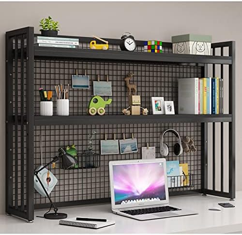 Amazon.com: VIVO Clamp-on 50 inch Desktop Shelving System for Sit Stand ...