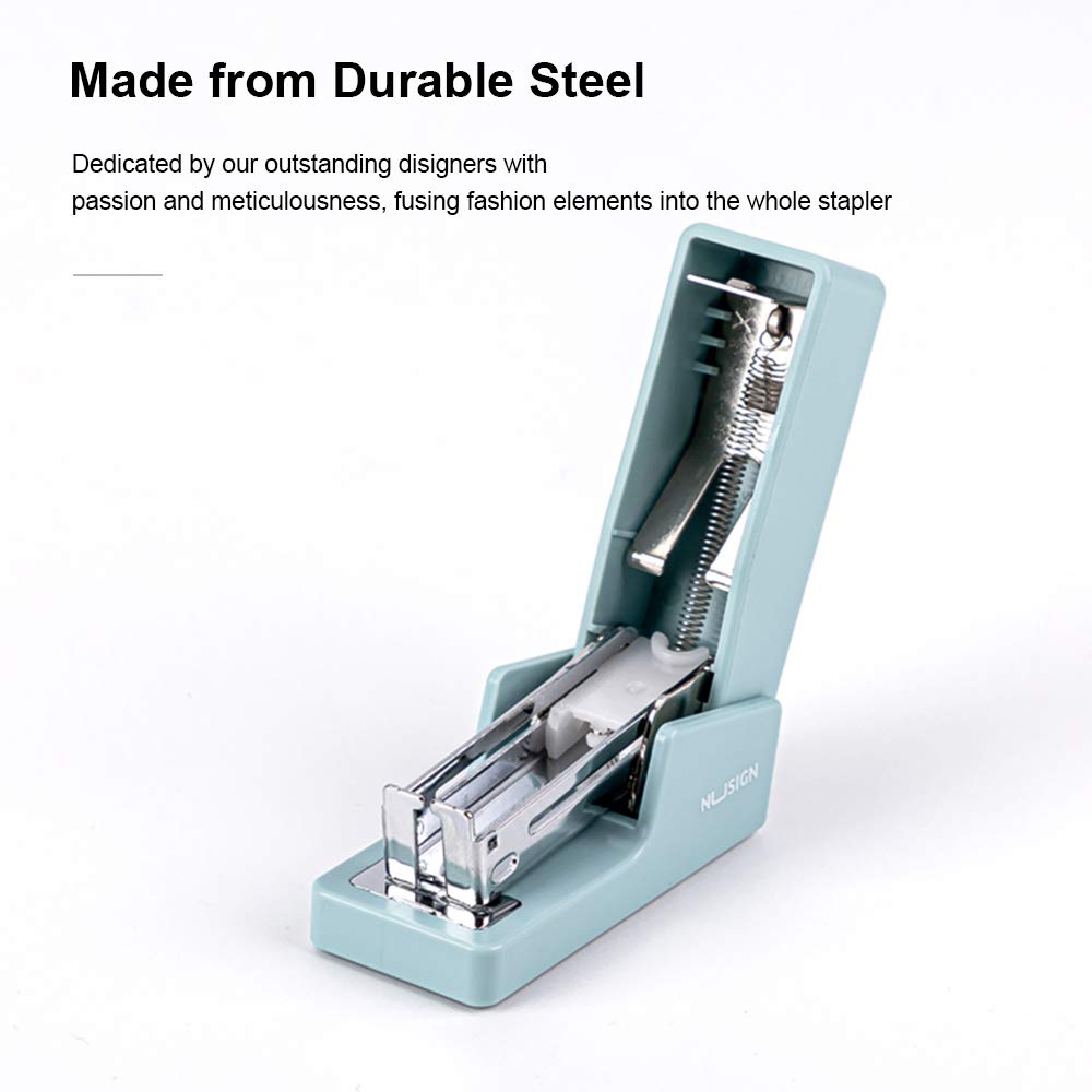 Snapklik.com : NUSIGN Mini Stapler, 20 Sheet Capacity, Office Desktop ...