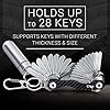 Amazon.com: Smart Compact Key Organizer Keychain - Made of Carbon Fiber ...