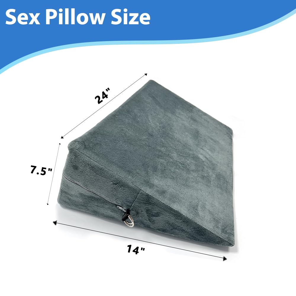 Sex Toys Pillow Triangle-Shaped Sex Pillow with Handcuffs ...