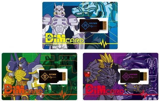 Bandai Vital Bracelet Digital Monster Dim Card Set EX3 Digimon Frontier ...