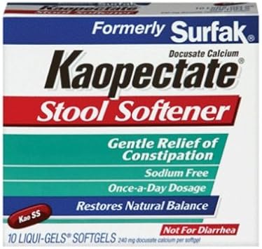 Amazon.com: SURFAK LIQUIGELS 240 MG Size: 10 : Health & Household