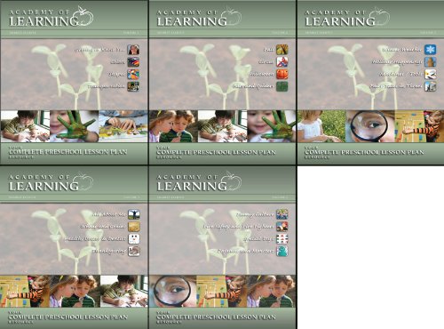 Complete Preschool Lesson Plans (Volumes 1-5): Academy of Learning ...