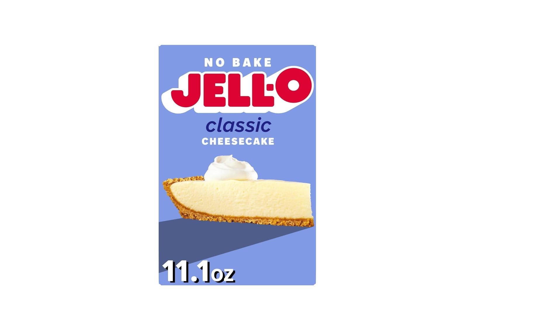 EXP: 10/05/2024 Jell-O No Bake Classic Cheesecake Dessert Kit with ...